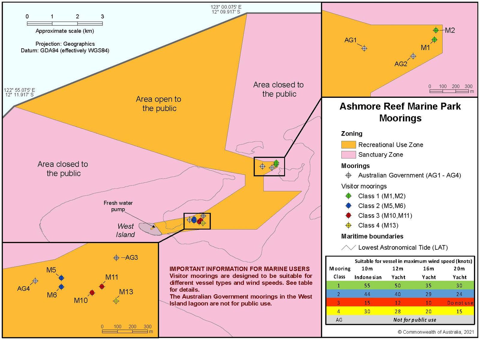 Moorings at Ashmore Reef | Australian Marine Parks | Parks Australia