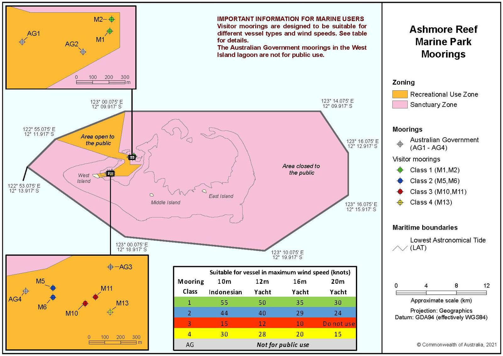 Moorings at Ashmore Reef | Australian Marine Parks | Parks Australia